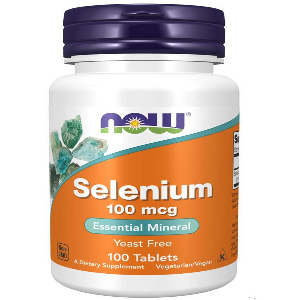 NOW Foods Selenium 100 mcg 100 Tablets – Harvest Moon Natural Foods