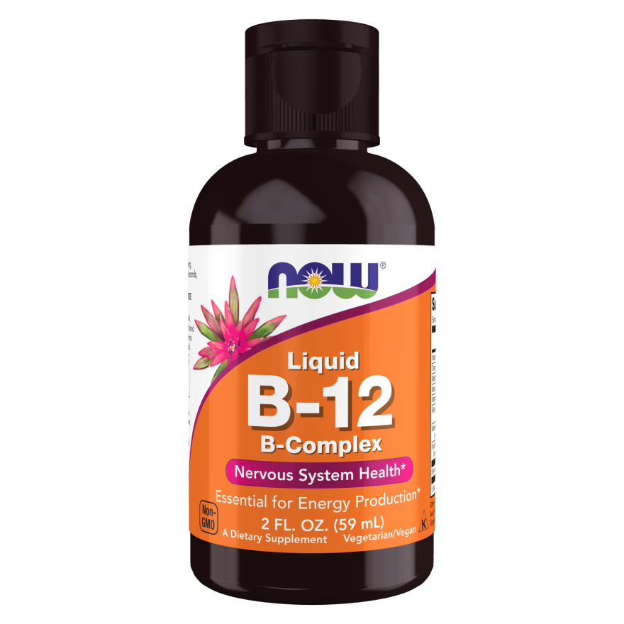 Now Foods Vitamin B-12 Complex Liquid 2oz – Harvest Moon Natural Foods