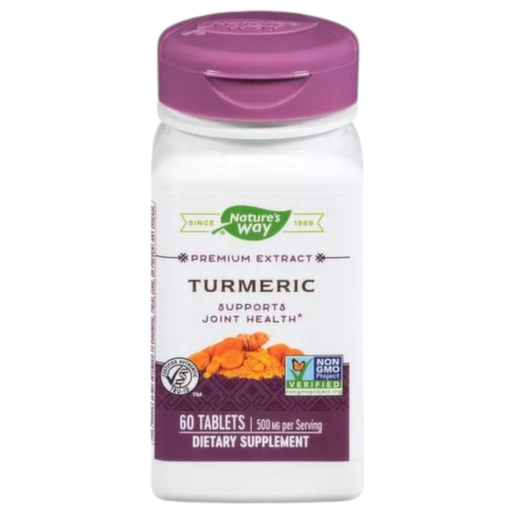 Nature's Way Turmeric Standardized 60 Tablets – Harvest Moon Natural Foods