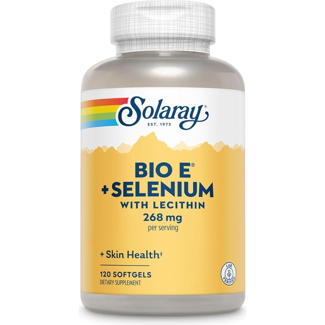 Solaray Bio E with Selenium - 120 softgels – Harvest Moon Natural Foods
