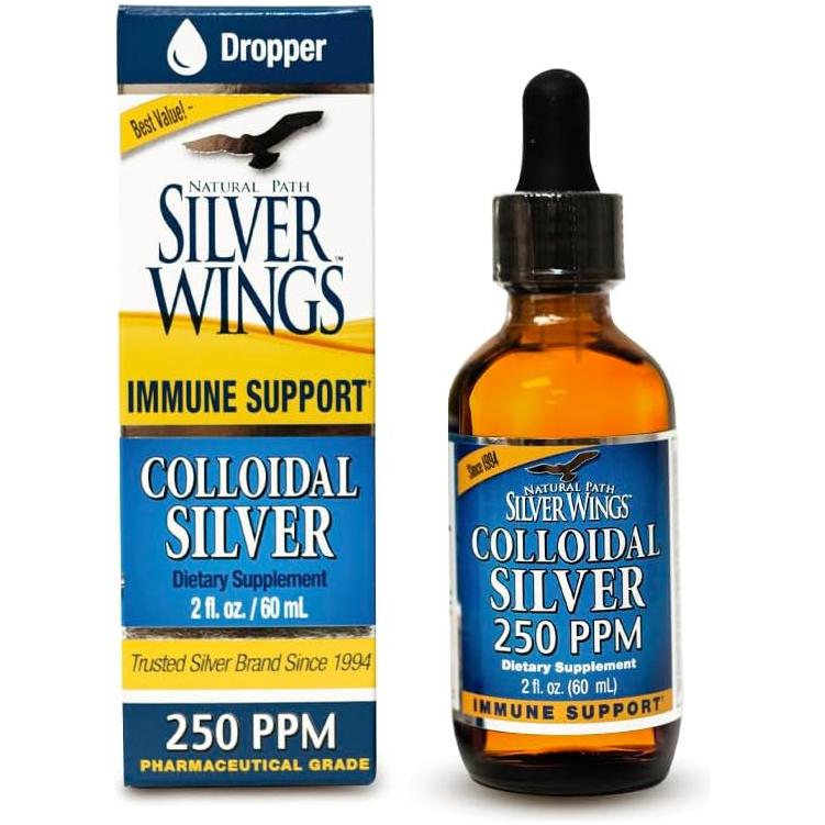 Natural Path / Silver Wings Colloidal Silver 250 ppm 2 oz – Harvest ...