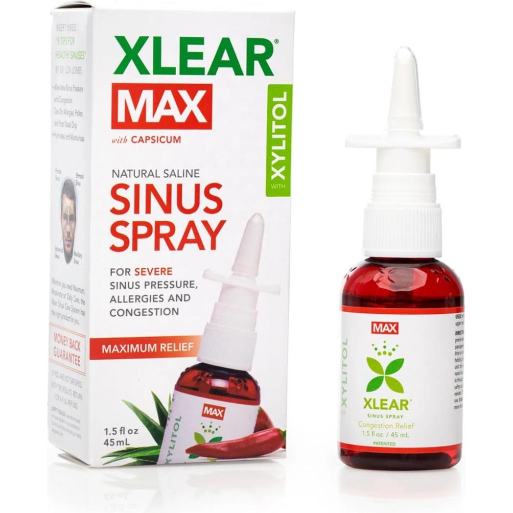 XLEAR MAX Nasal Spray 1.5oz – Harvest Moon Natural Foods