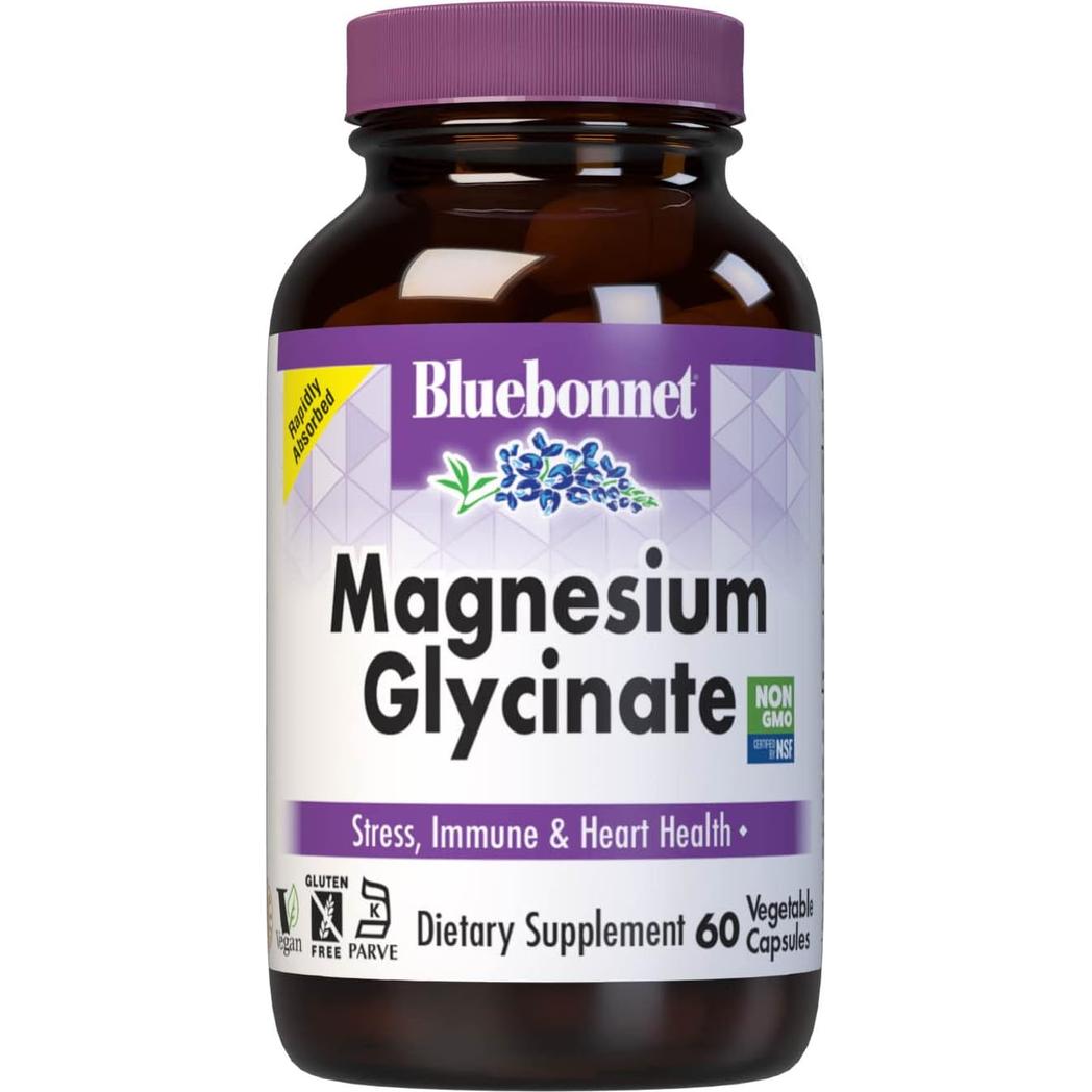 Bluebonnet Magnesium Glycinate 400 mg 60 vegetable capsules – Harvest ...