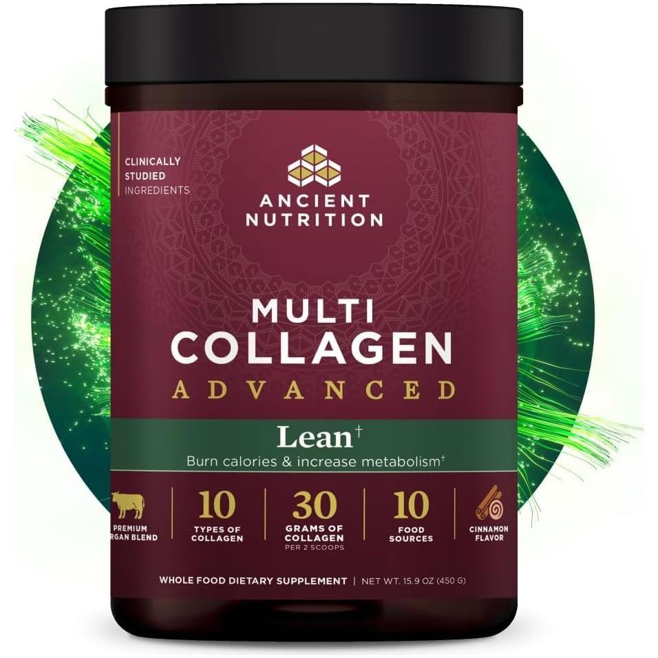 Ancient Nutrition Multi Collagen Advanced Benefits Lean 15.9oz ...