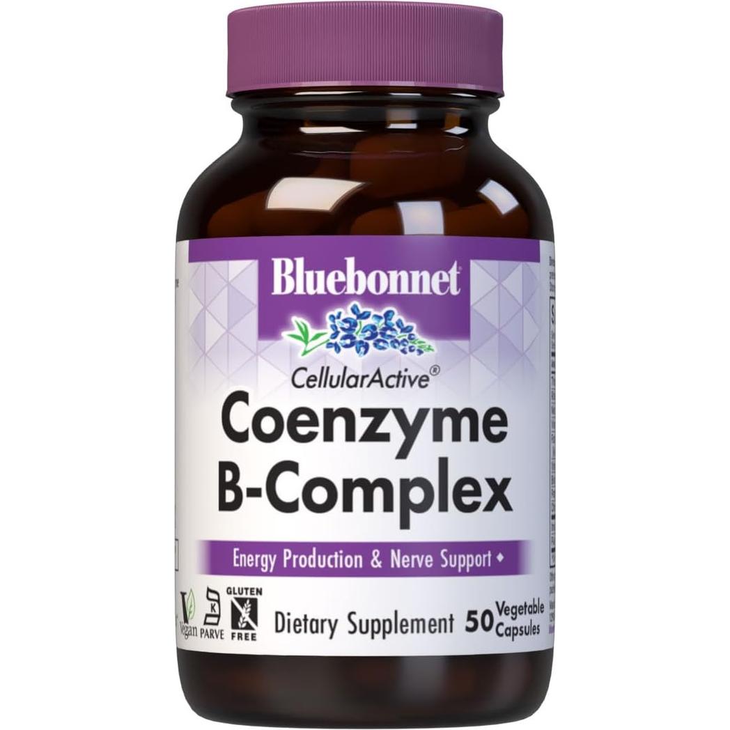 Bluebonnet Nutrition Cellular Active Coenzyme B Complex 50 Capsules ...