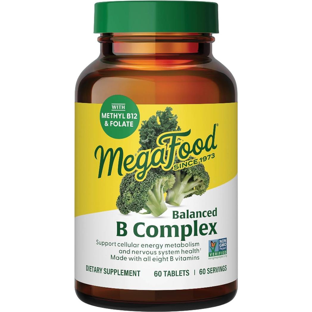 MegaFood Balanced B Complex 60 tablets – Harvest Moon Natural Foods