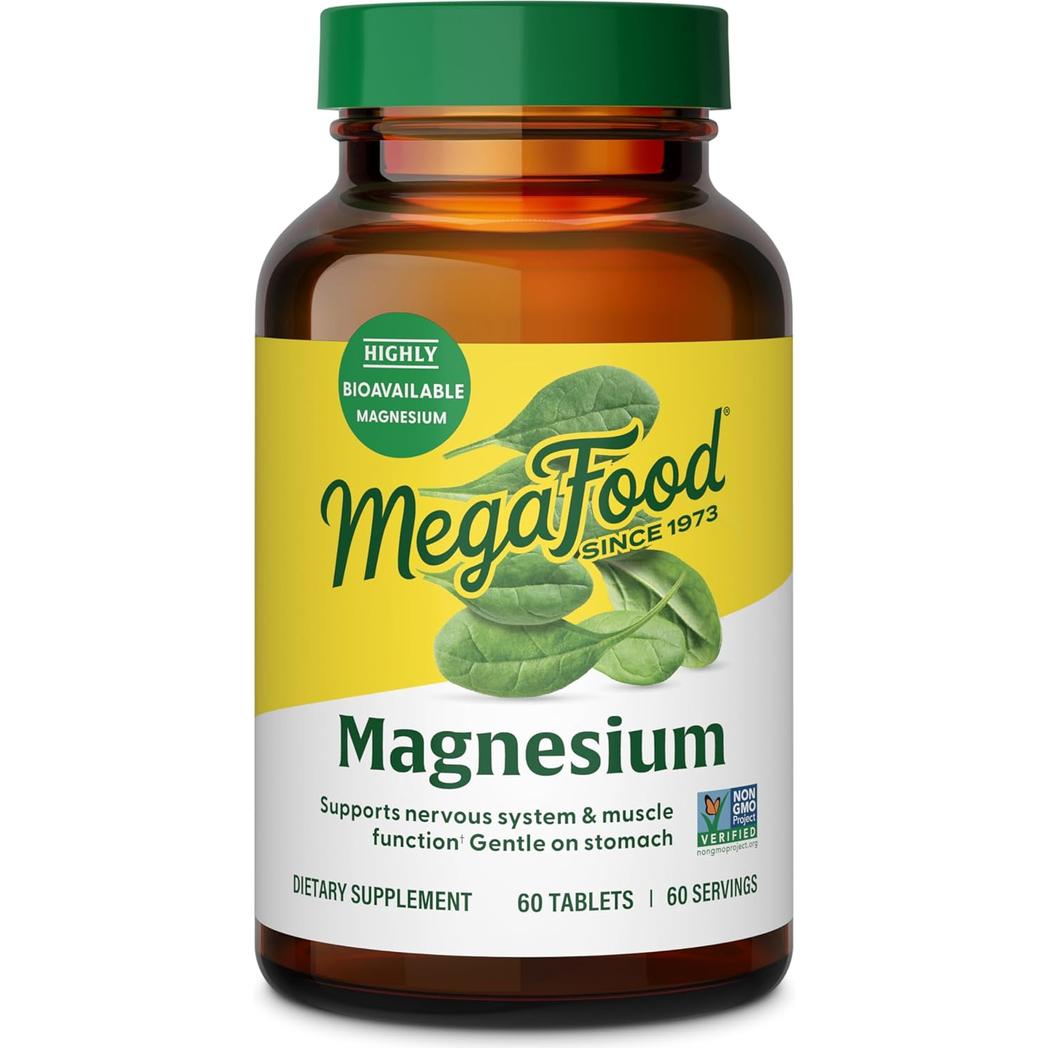 MegaFood Magnesium 60 tablets – Harvest Moon Natural Foods