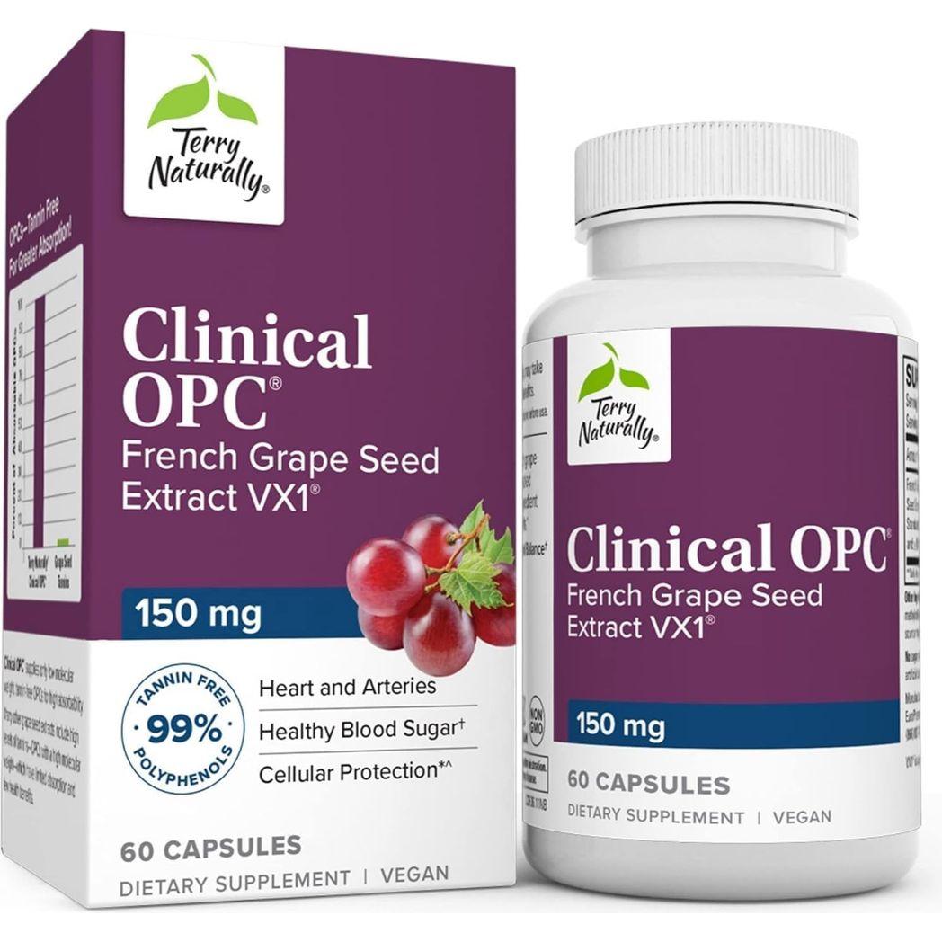 Terry Naturally Clinical OPC 150 mg 60 Capsules – Harvest Moon Natural ...