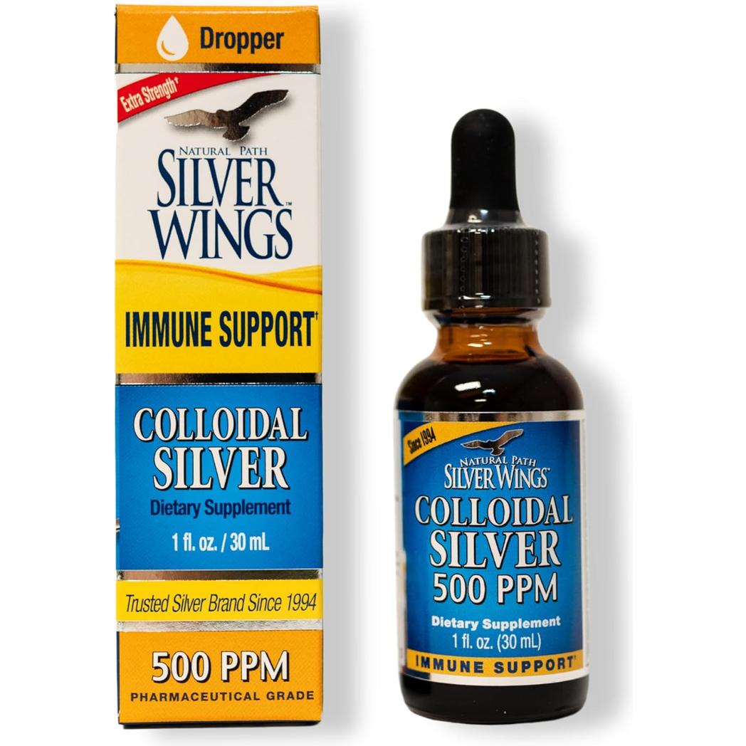 Natural Path / Silver Wings Colloidal Silver 500 ppm 1 oz. – Harvest ...