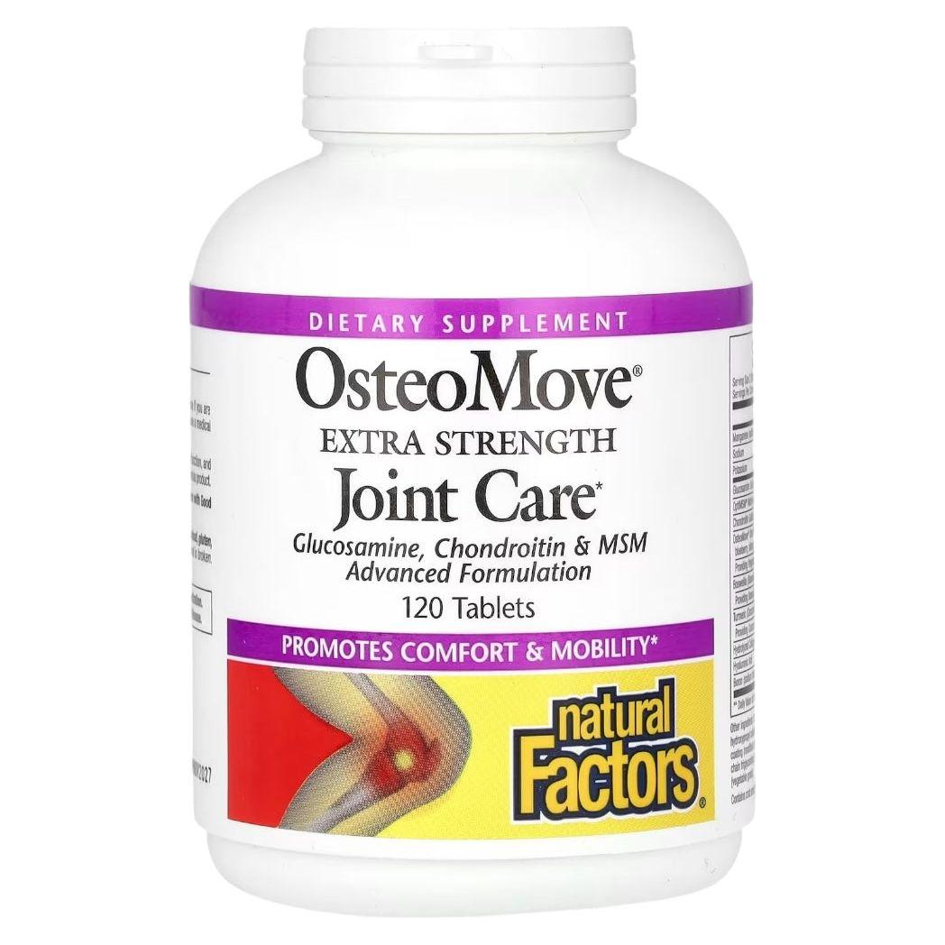 Natural Factors, OsteoMove Extra Strength Joint Care 120 Tabs – Harvest ...