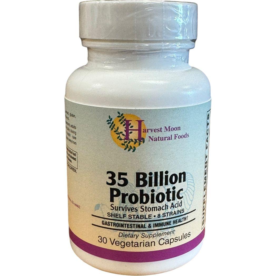 Harvest Moon 35 Billion Probiotic 30 capsules – Harvest Moon Natural Foods