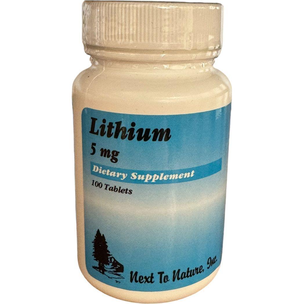 Next to Nature Inc Lithium Orotate 100 Tablets – Harvest Moon Natural Foods