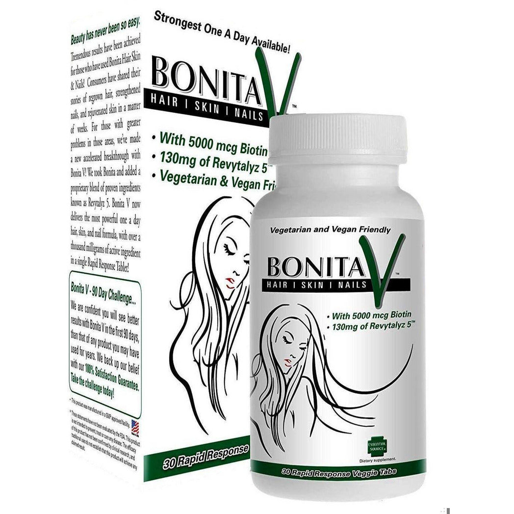 Essential Source Bonita V - Hair Skin and Nails - 30 Vegetarian Tablet ...